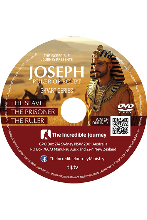 Joseph, Ruler of Egypt (3-Part Series) - DVD in sleeve - The Incredible ...